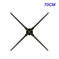 China 70CM Holographic 3D Projection Fan with 3000cd/m² Brightness and 176° Viewing Angle for Museums and Education for sale