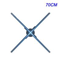 China 70CM Holographic 3D Projection Fan with 3000cd/m² Brightness and 176° Viewing Angle for Museums and Education for sale