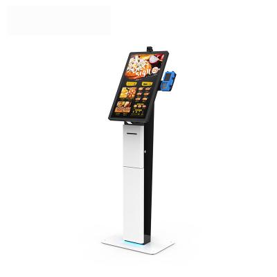China 27-inch Self-Service Touch Screen Kiosk with 8GB RAM and 64GB SSD for Retail and Dining Ordering Systems for sale