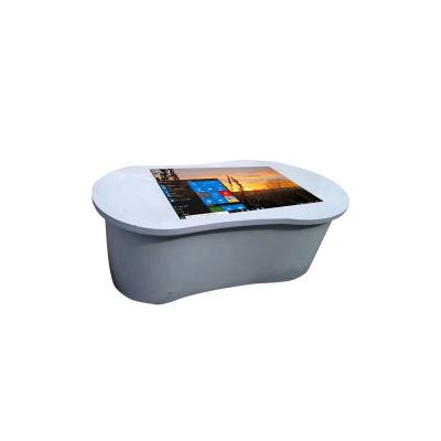 China 43 Inch Interactive Touch Screen Table with 10-Point Capacitive Touch and Dual OS Support for Education & Business for sale