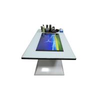 China 43 inch 4K Interactive Smart Touch Table 350 cd/m² Indoor Multitouch Table for sale