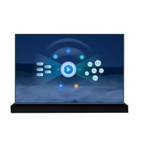 China 49-Inch Android Transparent OLED Digital Signage with 8-Array Mic, 80% Transmittance and 500 Nits Brightness for sale