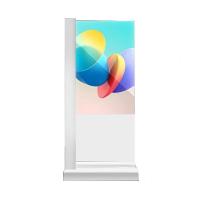 China 49-Inch Android Transparent OLED Digital Signage with 8-Array Mic, 80% Transmittance and 500 Nits Brightness for sale