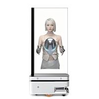 China 49-inch Transparent OLED Display with 4K Ultra HD 3840×2160 Resolution and 82% Light Transmittance for Commercial Applications for sale