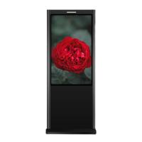 China 43 49 55 65 Inch 4K LCD Advertising Kiosk with Touch Screen and 8-Array Mic for Indoor Digital Signage for sale