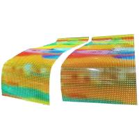 China 3mm Ultra-Thin Flexible Transparent LED Film Screen with 83% Light Transmittance and 3840Hz Refresh Rate for Glass Video Walls for sale