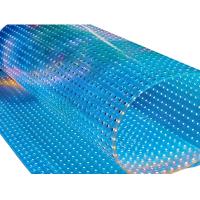 China Ultra Thin 1mm LED Screen Film Transparent Curved Video Wall with 97% Transparency for Commercial Advertising for sale