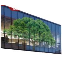 China Ultra Thin 1mm LED Screen Film Transparent Curved Video Wall with 97% Transparency for Commercial Advertising for sale