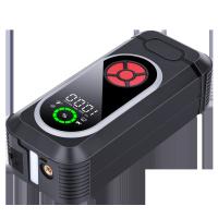China 12000mAh Jumper Starter Power Packs Car Jump With Flashlight Car Jump Starter Power Bank Air Compress for sale