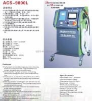 China ACS-9800L Car Air Conditioner Evaporator Visual Flush Machine Automotive Tools for sale