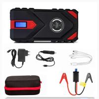China Compact 12V Jump Starter Power Pack with LED Display 5V/2.4A Output Carrying Case Included for sale