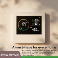 China PM2.5 CO2 Temperature Humidity Air Quality Monitor AQI Detector RS485 Modbus Communication for sale