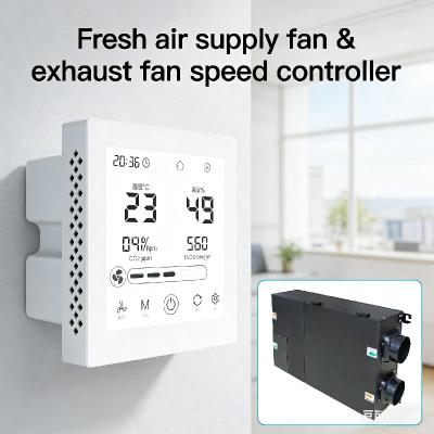 China New Product Releases VOC PM2.5 CO2 HVAC Ventilation System WIFI 0-10V PWM Fan Controller for sale