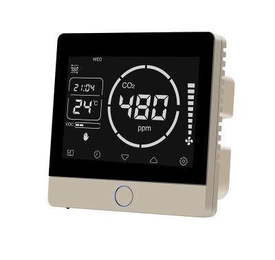 China Smart Digital Ventilation Controller With Touch Key Control Real Time Air Quality Monitoring for sale