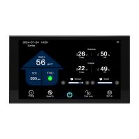 China ERV/ HRV Heat Recovery Ventilation System LCD Color Screen Smart Controller Fresh Air Exchanger Fan Speed Controller for sale