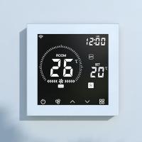 China FCU Thermostat With Heating Cooling Fan Speed Control WIFI RS485 Modbus Remote Smart Controller for sale