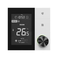 China Knob Touch Button AC220V EC 0-10V 2/4 Pipes Fan Coil Unit FCU Thermostat for sale