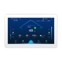 China Intelligent Airflow Adjustment Real Time Air Quality Monitoring 7 Inch Fresh Air Ventilation Controller for sale