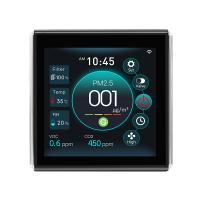 China Smart Ventilation Controller with 4 Inch LCD Color Touchscreen for Multi Sensor Monitoring Wifi Control via Tuya & Smart Life APPs for sale
