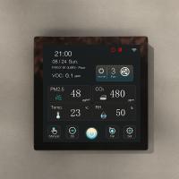 China Smart Fresh Air Ventilation Controller With WiFi RS485 Automatic CO₂/PM2.5/VOC Fan Speed Control for sale