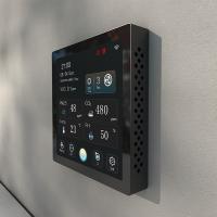 China Smart Fresh Air Ventilation Controller with Real Time CO₂ PM2.5 VOC Display WiFi Remote Access Weekly Programmable Schedule for sale