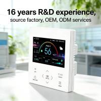 China Smart Fresh Air Ventilation Controller With WiFi RS485 Modbus For HRV/ERV System for sale