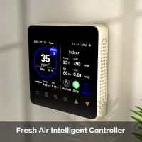 China 4.3 Inch Color Touchscreen Fresh Air Fan Controller with Automatic Fan Speed Control WiFi App Control for sale