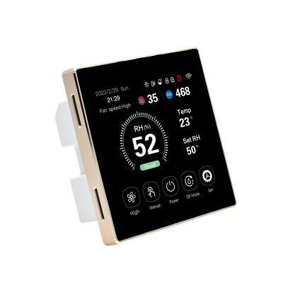 China Touchscreen Smart HVAC Controller Fresh Air Dehumidifier Controller Real Time Monitoring for sale