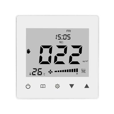 China Wall Mounted Fresh Air System Controller Indoor Programmable Timing Smart Vent Controller for sale