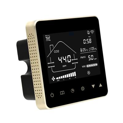 China Smart Digital Ventilation Controller With CO2 PM2.5 Residential Commercial HVAC System Controller for sale