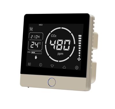 China Smart Fresh Air Controller With Real Time CO2 PM2.5 Monitoring Automatic Ventilation Control for sale