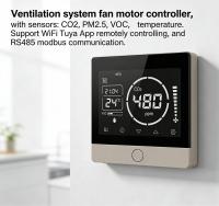 China Smart HVAC Fresh Air Controller With Touch Key Building Ventilation System Integration for sale