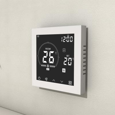 China Smart Digital HVAC Thermostat With Weekly Programmable Schedule Fan Speed Control for sale