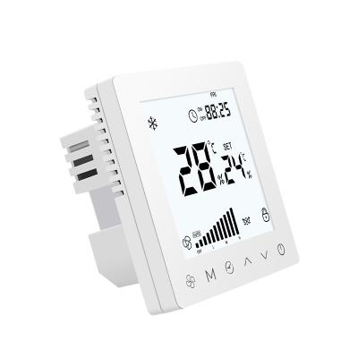 China Programmable Wireless Fan Coil Thermostat For Commercial Projects for sale
