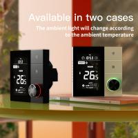 China Wall Mounted Digital Smart Wifi Thermostat Tuya App WIFI Wireless Room Thermostat for sale