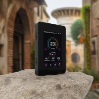 China Touch Screen Smart Wifi Thermostat With Temperature Humidity CO2 Monitor for sale