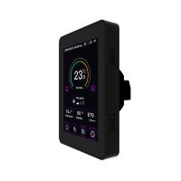 China Touch Screen Smart Wifi Thermostat With Temperature Humidity CO2 Monitor for sale