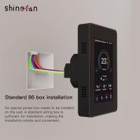 China LCD Color Screen Digital Programmable Thermostat Controller For Home Heating Cooling for sale