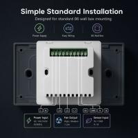 China Smart HVAC Controller with 6-in-1 Indoor Air Quality Monitor Tuya WiFi & RS485 Modbus Support and 4-inch LCD Color Touchscreen for sale