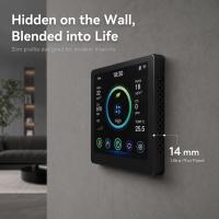 China Smart Fresh Air Controller With PM2.5 PM10 CO2 VOC CO Temperature Monitoring Touch Screen HVAC Controller for sale