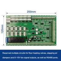 China OEM Ventilation Mainboard with 10 Relay Outputs External Sensors and Dual Fan Control for sale
