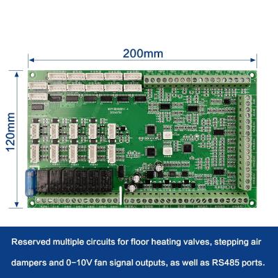 China 8-Channel Relay Fresh Air Control Board With Dual RS485 Communication for sale