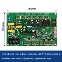 China Multi‑Channel Relay Output RS485 HVAC PCB Controller Board for sale