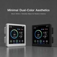 China Indoor Microclimate Smart HVAC Controller with Fresh Air & Dehumidifier Combined Control and CO2 PM2.5 Humidity Monitor for sale