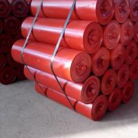 China Rust Red Wear Resistant DT II Conveyor Roller for sale