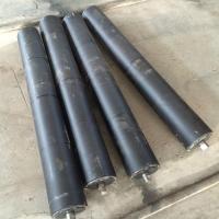 China Grooved Black Steel Plants Hdpe Conveyor Roller for sale