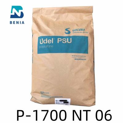 China Solvay PSU Udel P-1700 NT 06 Polysulfone Resin Transparent CFR Standard Material P1700 for sale