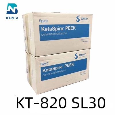 China Solvay PEEK KetaSpire KT-820 SL30 PolyEtherEtherKetone Carbon Fiber Graphite PFTE Polymer All Color for sale