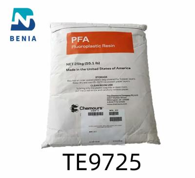 China Dupont PFA TE9725 Perfluoroalkoxy PFA Plastic Material For Film for sale