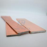 China 30x4mm Copper Clad Steel Plate CCS Flat Bar 6 Meter Better Conductivity for sale
